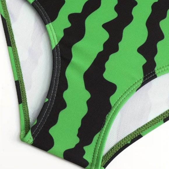 Swim | Watermelon Girls Ruffle Swimsuit Bathing Suit | Poshmark